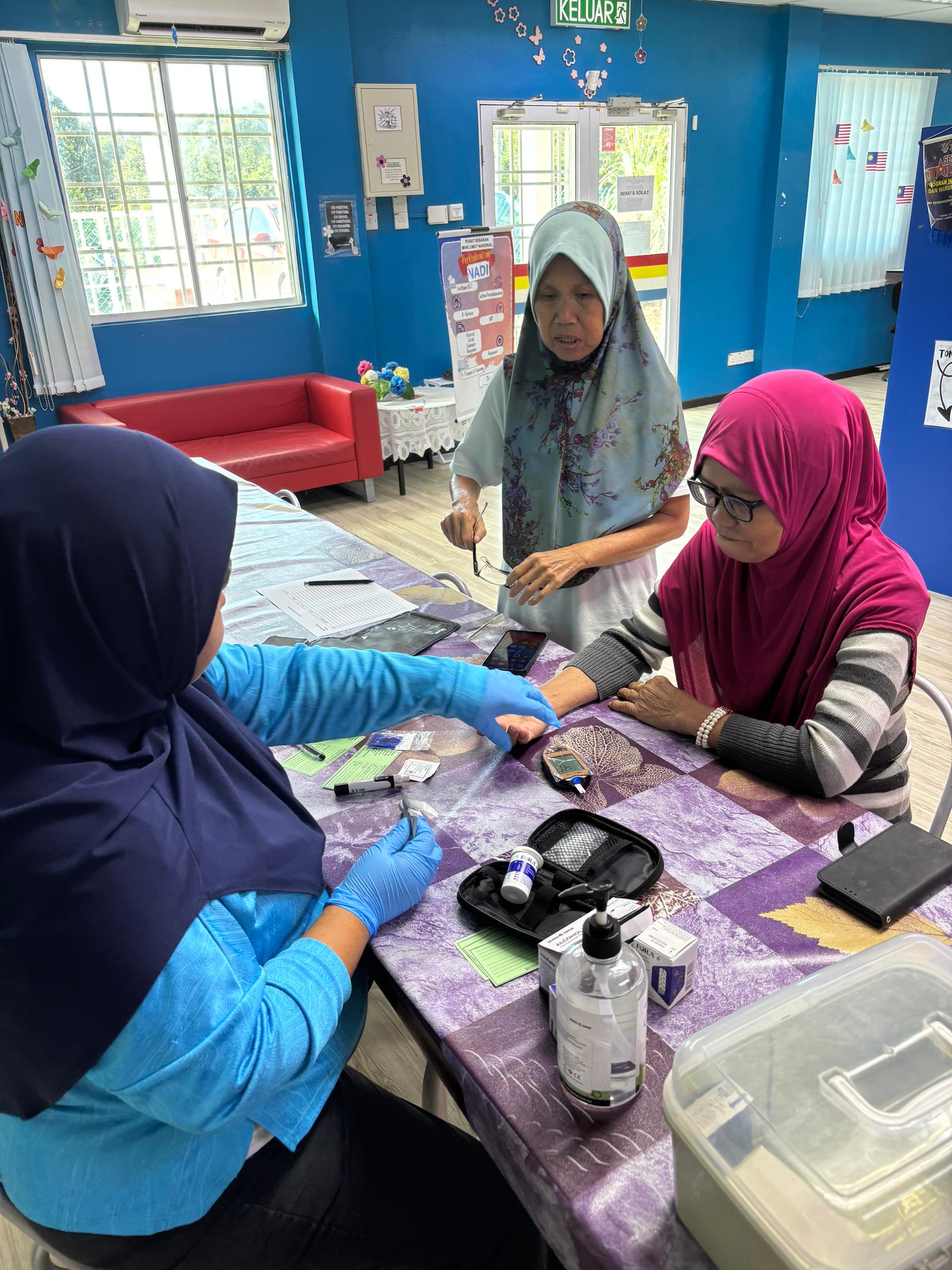 PROGRAM SARINGAN KESIHATAN (MEI) – NADI Kg Pahlawan