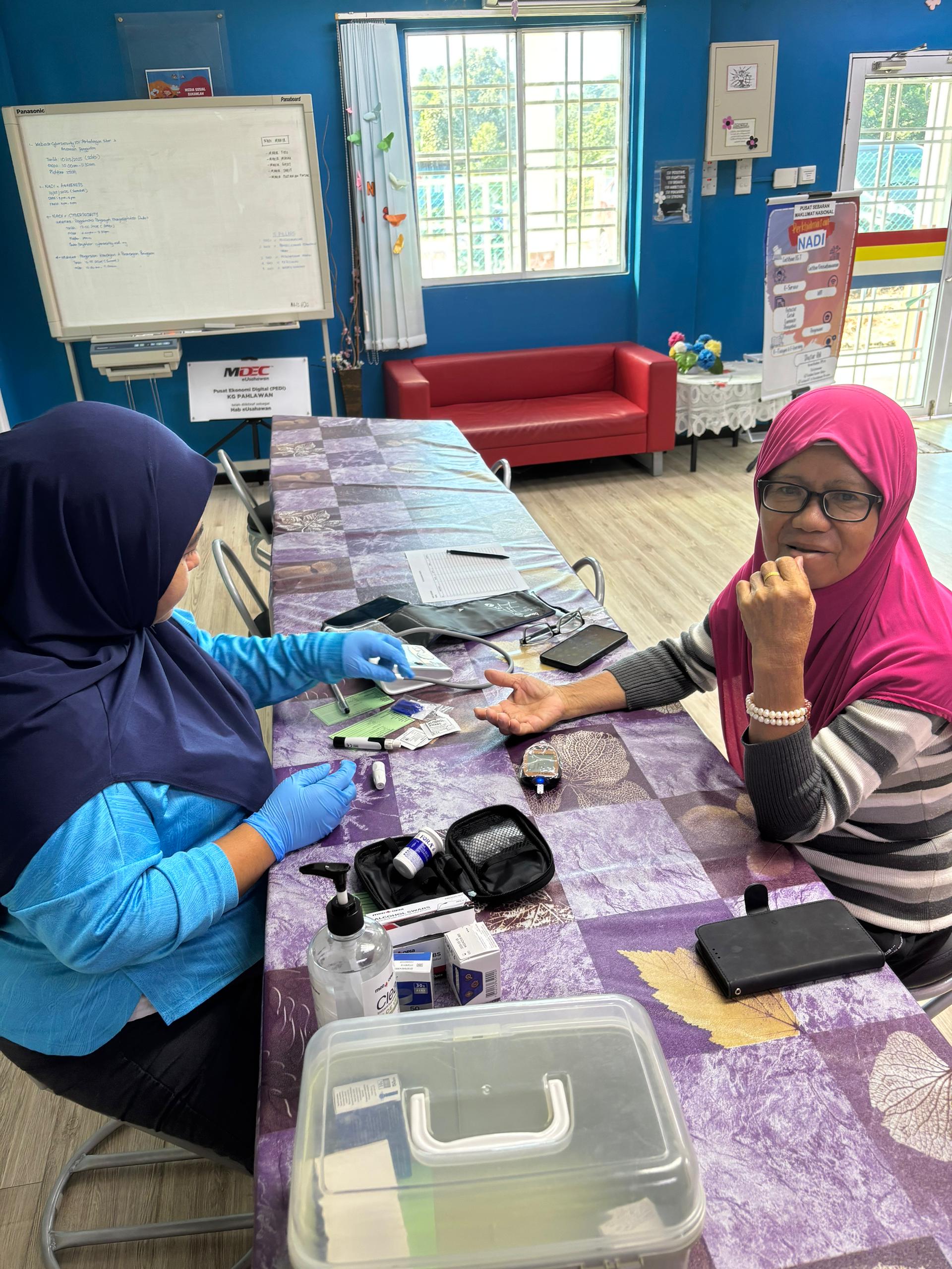PROGRAM SARINGAN KESIHATAN (MEI) – NADI Kg Pahlawan